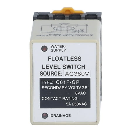 Floatless Levels Switch, Water Level Relay 250VAC 5A Contact Capacity ...