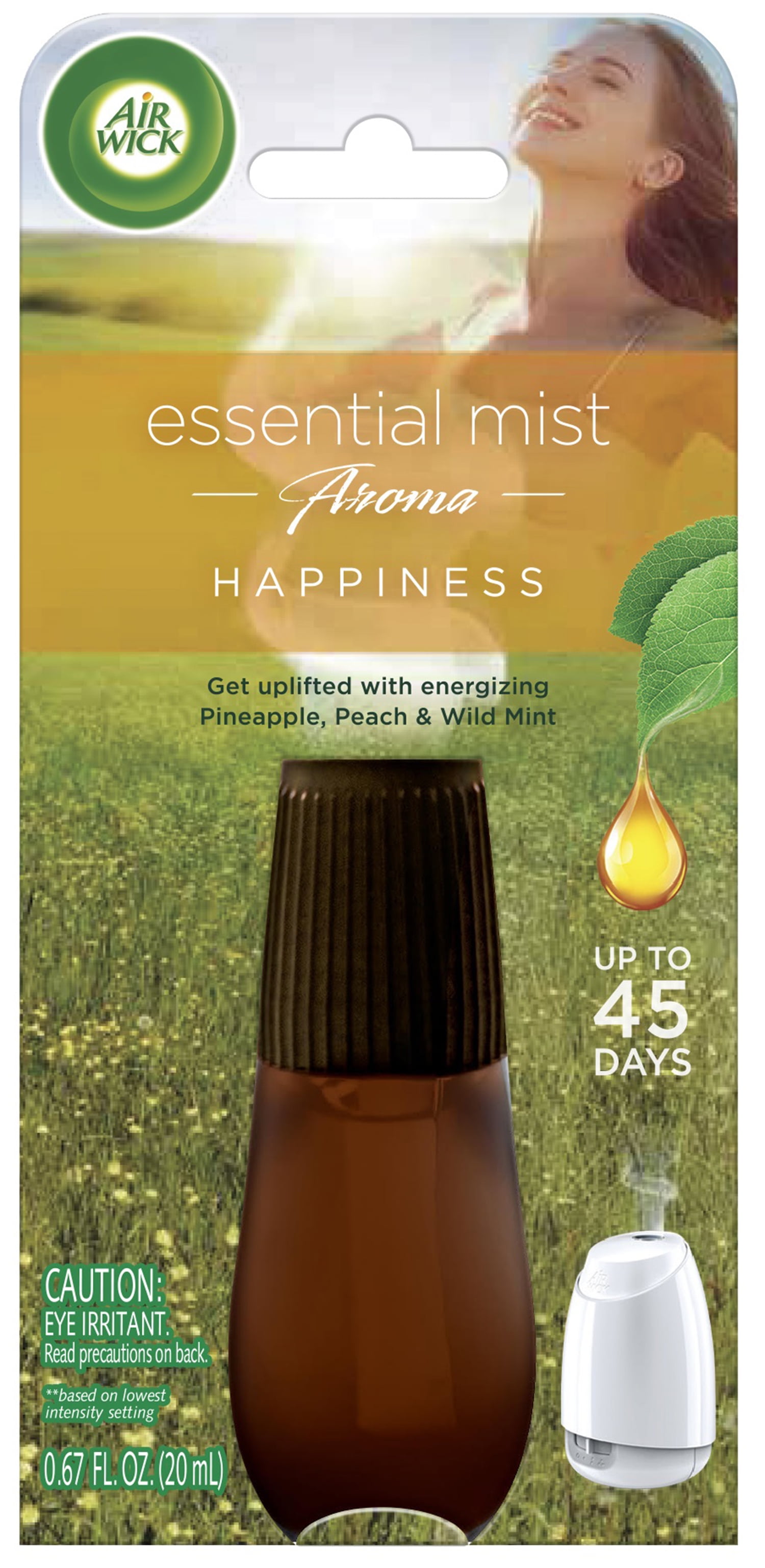 Air Wick Essential Mist Refill, 1 ct, Happiness, Air Freshener ... Air Wick Essential Mist Refill, 1 ct, Happiness, Air Freshener ...