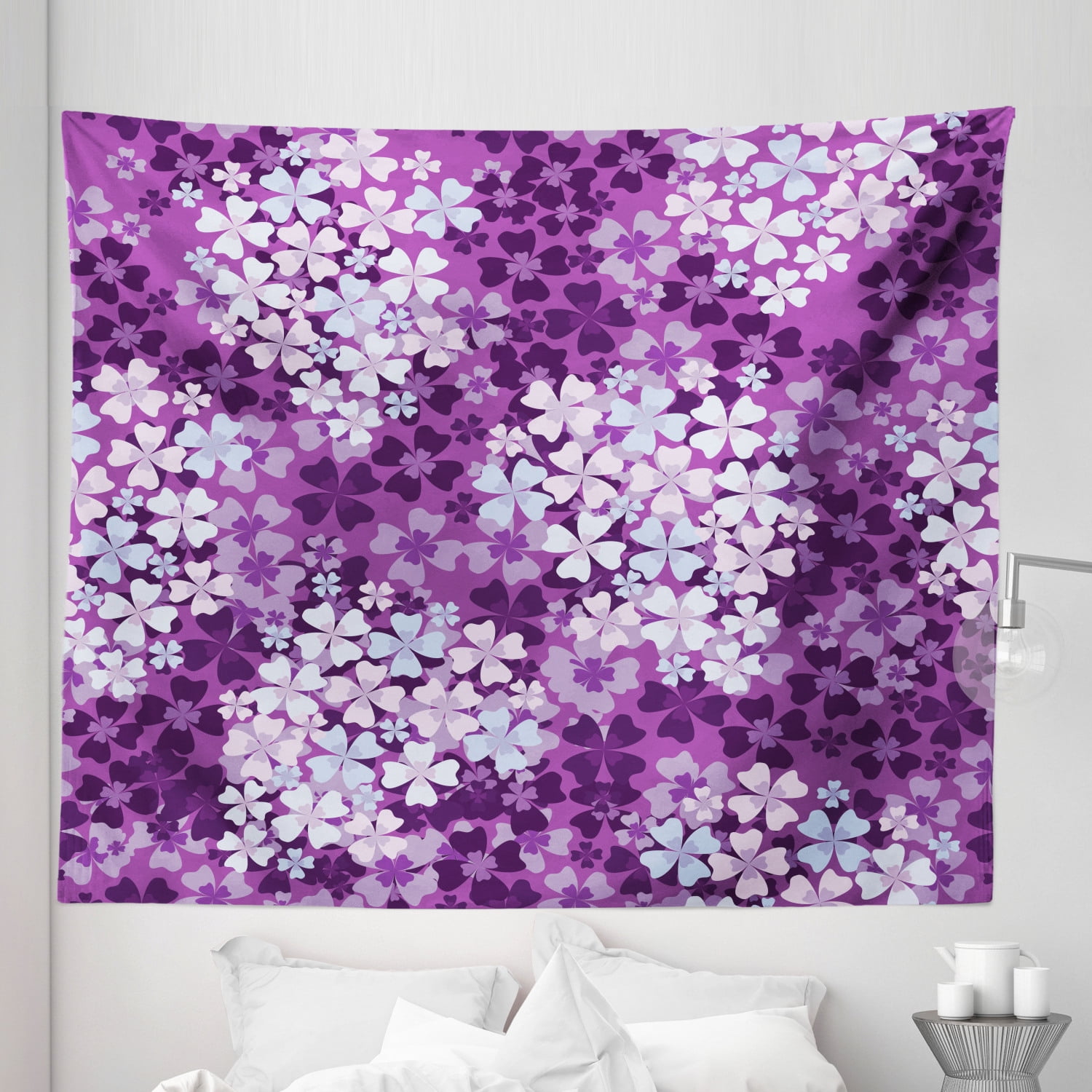 Flowers Tapestry, Lilacs Illustration Greenery Field Freshness ...
