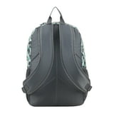 Eastsport Unisex Triple Pocket Backpack Gray Mint Triangles with Laptop ...