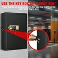 RETLLAS 1.3 Cu Ft Safe Box - Key & Code Entry | Compact & Fireproof ...