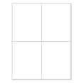 SSBM 4-Up Labels, 1000 Pages, White, 4.25 x 5.5 Inch, Address and All ...