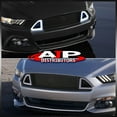 For 2015-2017 Ford Mustang Front Upper Bumper Hood Badgeless Honeycomb ...