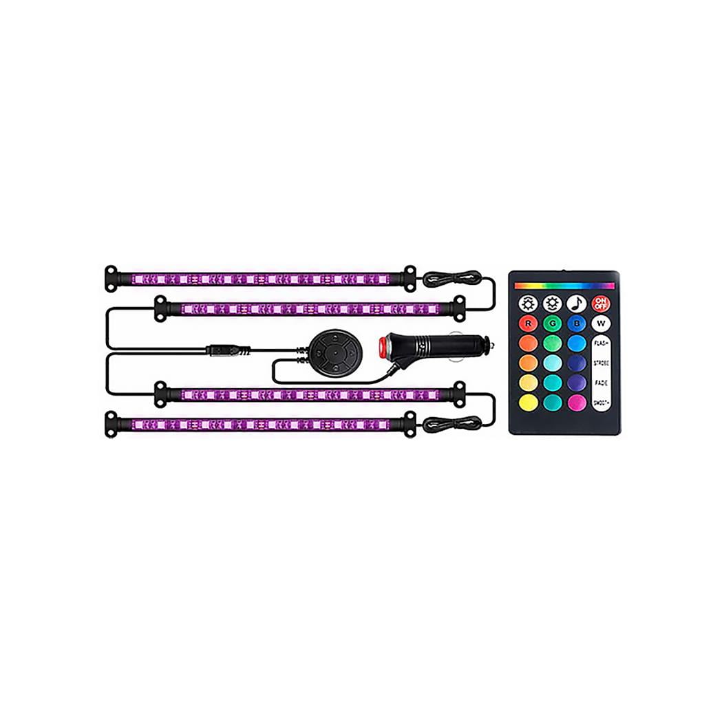 Bluetooth APP Car Ambient Light With Sound Sensor Car Interior bluetooth-app-car-ambient-light-with-sound-sensor-car-interior