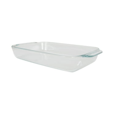 Pyrex Basics Rectangular Casserole 2 Quart Oblong Glass Baking Dish ...