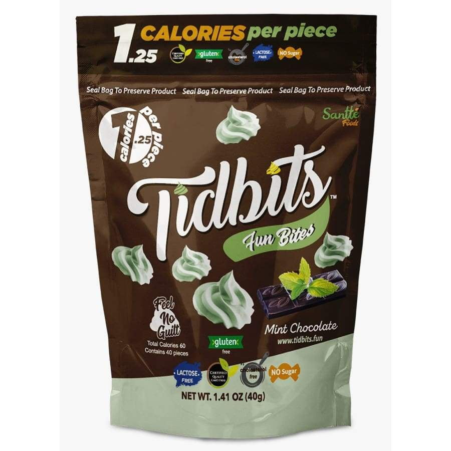 Tidbits Fun Bites Sugar-Free Meringue Cookies by Santte Foods - Mint ...