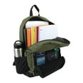 Eastsport Unisex Classic Backpack with Bonus Drawstring Bag Army Green ...