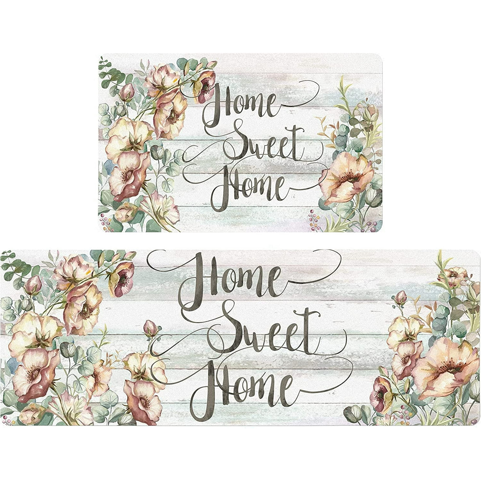 Click here for Oiymdsj Home Sweet Home Floral Farmhouse Kitchen R... prices