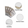 Brown Botanical Round Table Placemats Set of 2 Wedge Placemats, Vintage ...