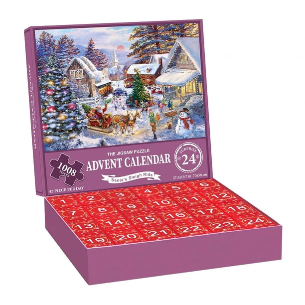 TISHITA Advent Calendar 2023 Christmas Puzzle (1008 Pieces) for ...