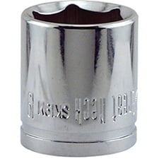 Great Neck Sk19m 19mm X 3/8" Drive 6 Point Socket Metric - Walmart.com