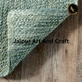 Jaipur Art And Craft Rectangle Jute Area Rug Reversible Hand Braided ...