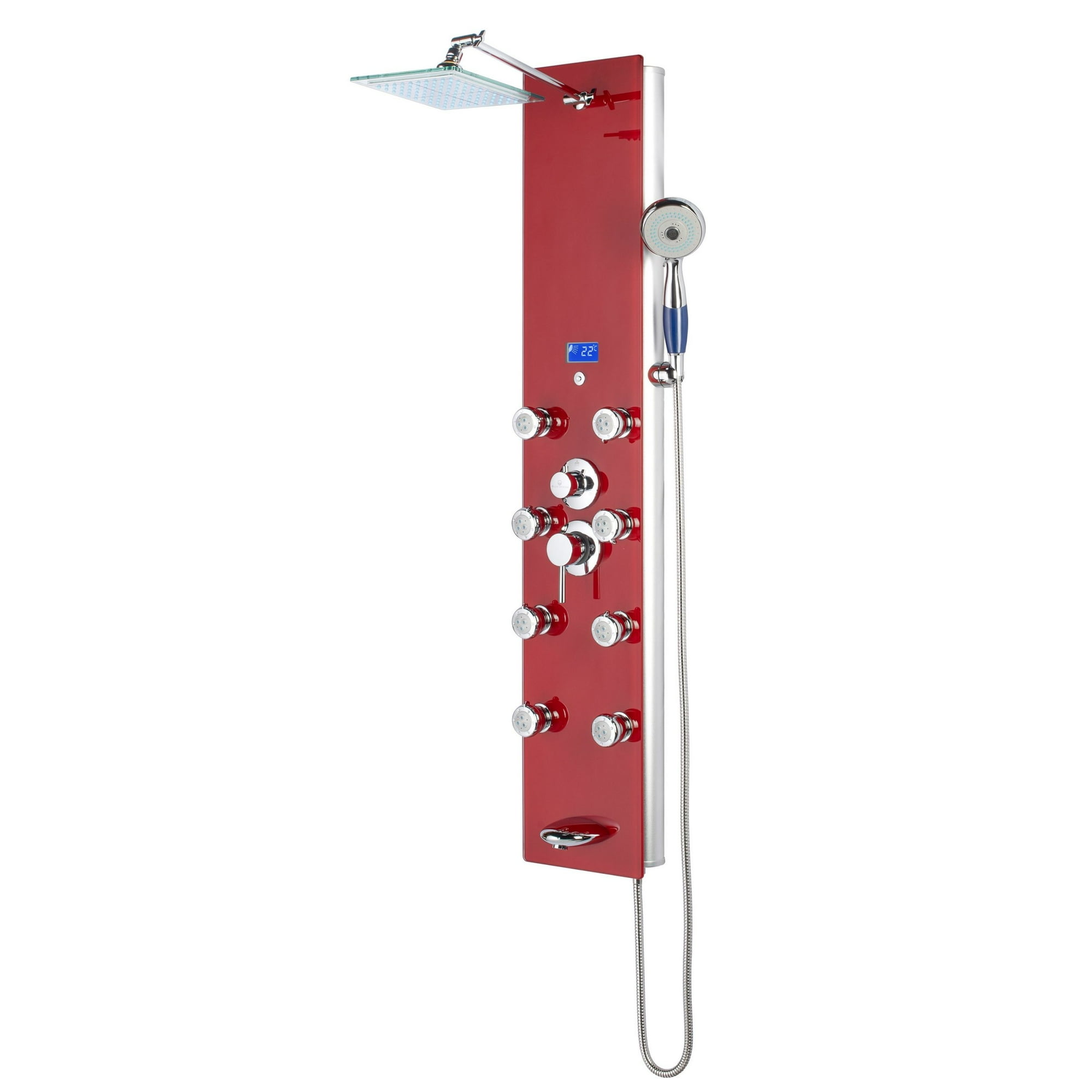 Click here for Blue Ocean 52 Aluminum Shower Panel Tower With Rai... prices