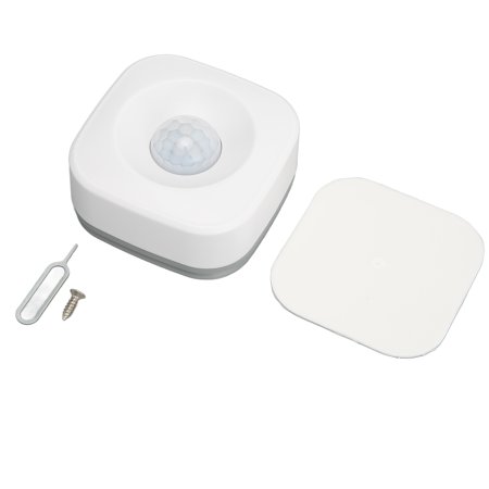 Wireless Motion Detector, Space Saving PIR Motion Sensor Alarm Wide ...