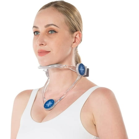 LuoHeng Correcteur de cou, soutien du cou, collier cervical réglable à ...
