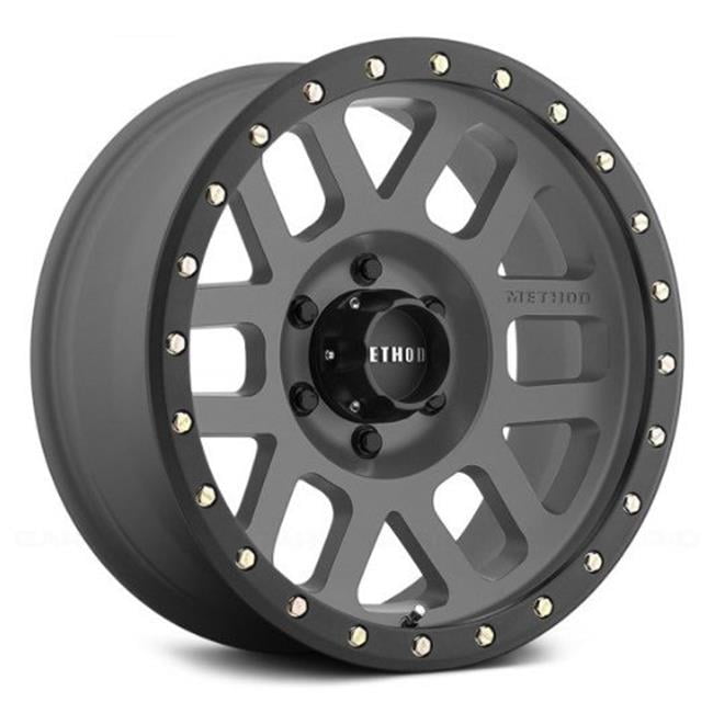 Method Race Wheels MRWMR30929058818 20 x 9 in. 18 mm Grid Titanium with ...