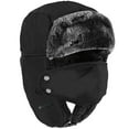 Pilot Hat Ushanka Men's Winter Trapper Hat with Windproof Mask-Russian ...