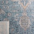 SAFAVIEH Victoria Jackalyn Floral Bordered Area Rug, Blue/Grey, 4' x 6 ...
