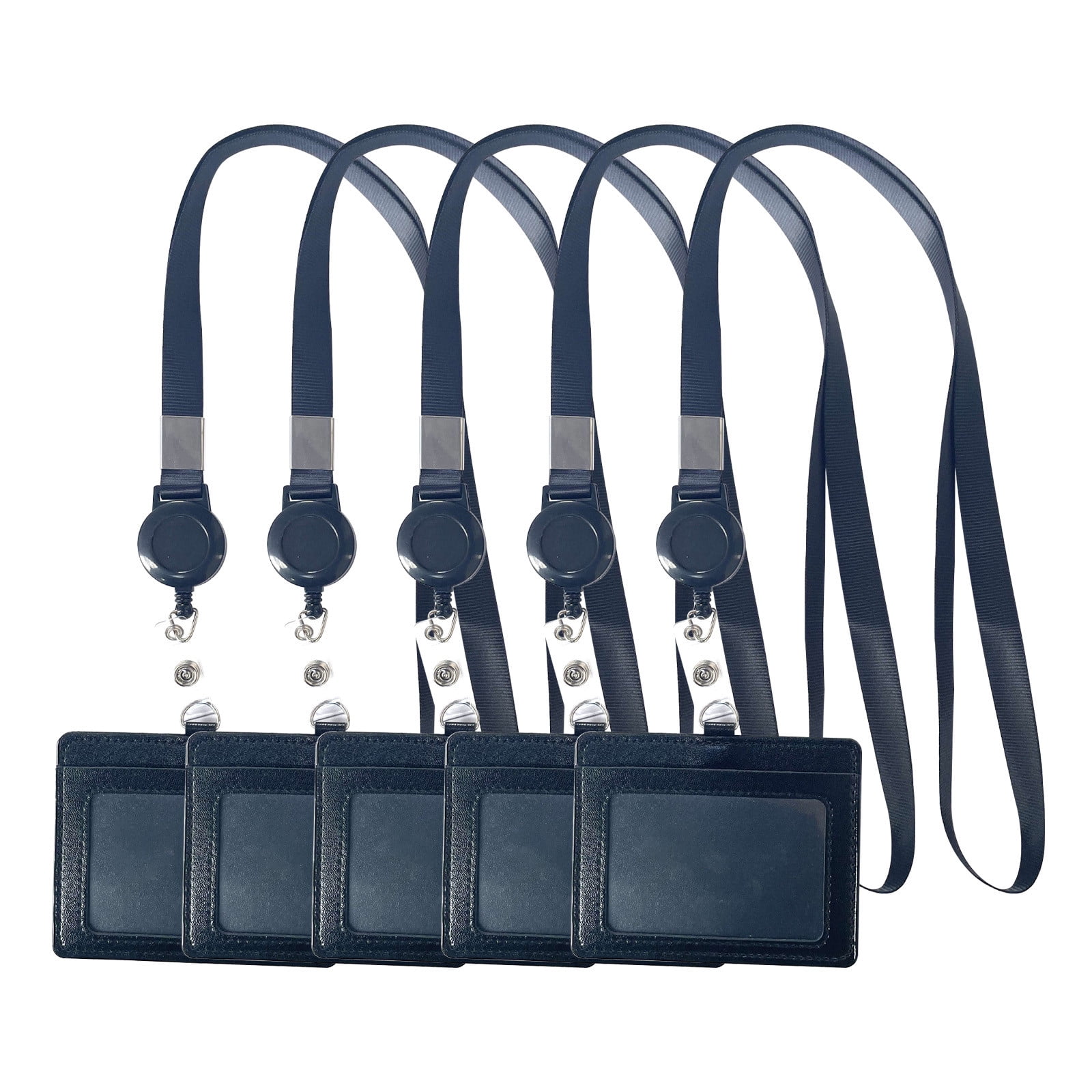 VerPetridure 5PC work document sleeve retractable buckle card sleeve ...