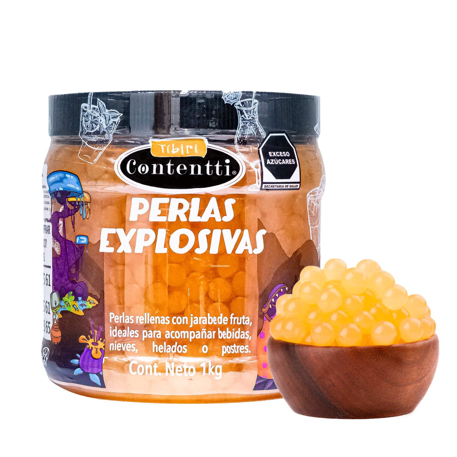 Perlas Mango 1 Kg Tíbiri Contentti Mango 1 Kg para Bebida o Topping ...