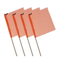 Mytee Products Red Safety Flag with Wire Loop DOT Compliant - 18 Inch x ...