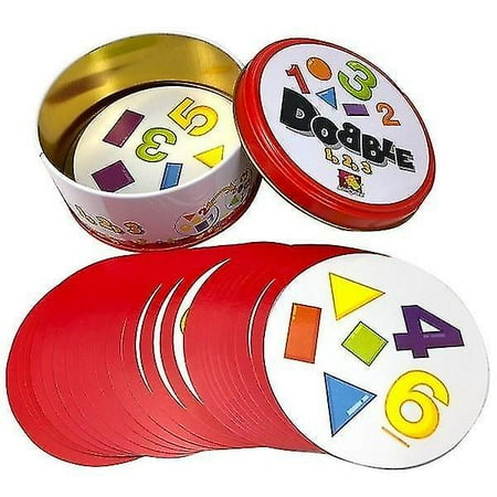 8+ Dobble spot it cards game with animals, alphabets and numbers(F ...