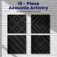 16 Pack Sound Proof Foam Panels for Walls, 2" x 12" x 12" Acoustic Foam ...