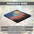 American Flag Oil Painting Square Fitted Tablecloth 34 x 34 Inch ...