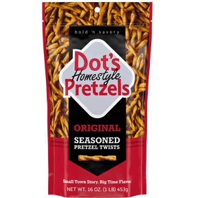 Dots Homestyle Pretzels, Original Seasoned, 35 Ounce, Buttery Crunchy ...