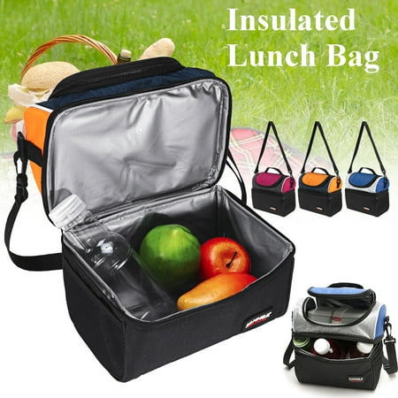 SANNE Dual Compartment Insulated Lunch Box Lunch Bag for Adults Men ...