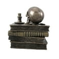 Veronese Design Bronze Wizard`s Study Books and Skull Trinket Stash Box ...