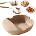 Compartment Plastic Nut Bowl Spoon Holder, 4.5inch×4.4inch×1.2inch ...