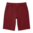 Avirosel Women's Casual High Waist Roll Cuff Stretch Twill Bermuda ...