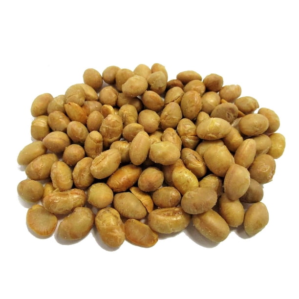 Soy Nuts Roasted Salted Soy Beans by LZHF, 1 lb (16 Oz Bag) | with Sea ...