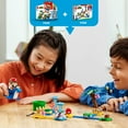 LEGO Super Mario Dorrie’s Beachfront Expansion Set 71398 Building Kit ...