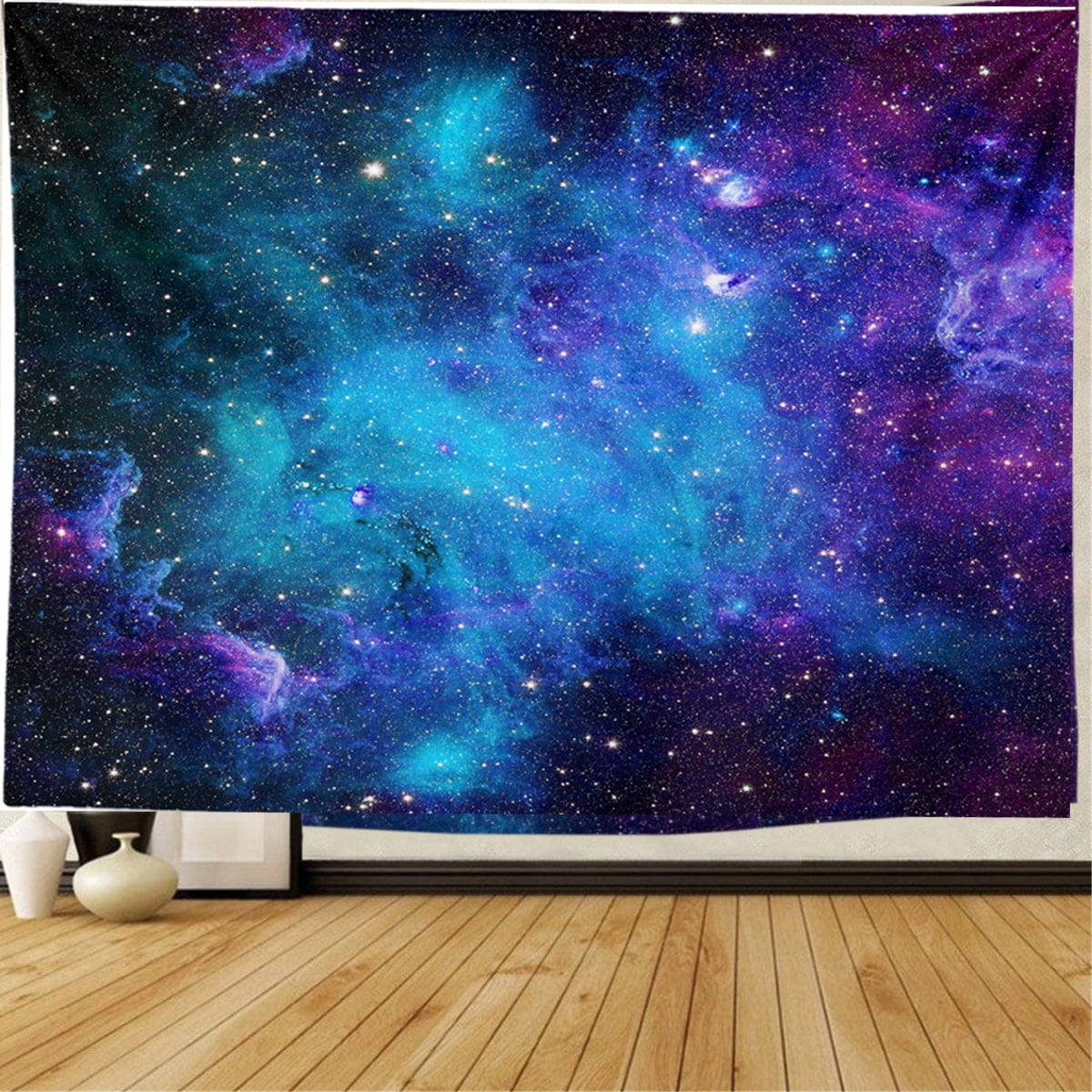 Galaxy Tapestry Universe Space Tapestry Mysterious Nebula Stars Wall ...