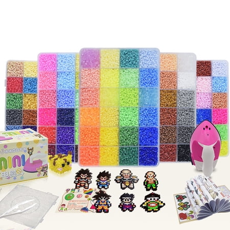 2.6/5mm Multi colors Fuse Beads Kit Perler Beads DIY Plastic Kids Funny ...
