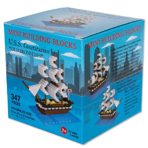 USS Constitution Mini Building Blocks - Walmart.com