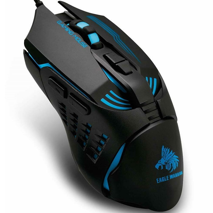 Mouse Gamer EAGLE WARRIOR Wasp Fighter USB Led MGGX58WASPEGW Eagle ...