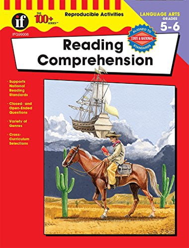 Pre-Owned Reading Comprehension, Grades 5-6 (The 100+ Series) Paperback ...