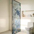 Blue Sea Turtle Starfish Coral Shells Window Privacy Film, Rainbow Film ...