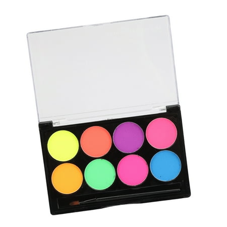 Face Body Makeup Paint Palette, Water Soluble Face Body Paint Set ...