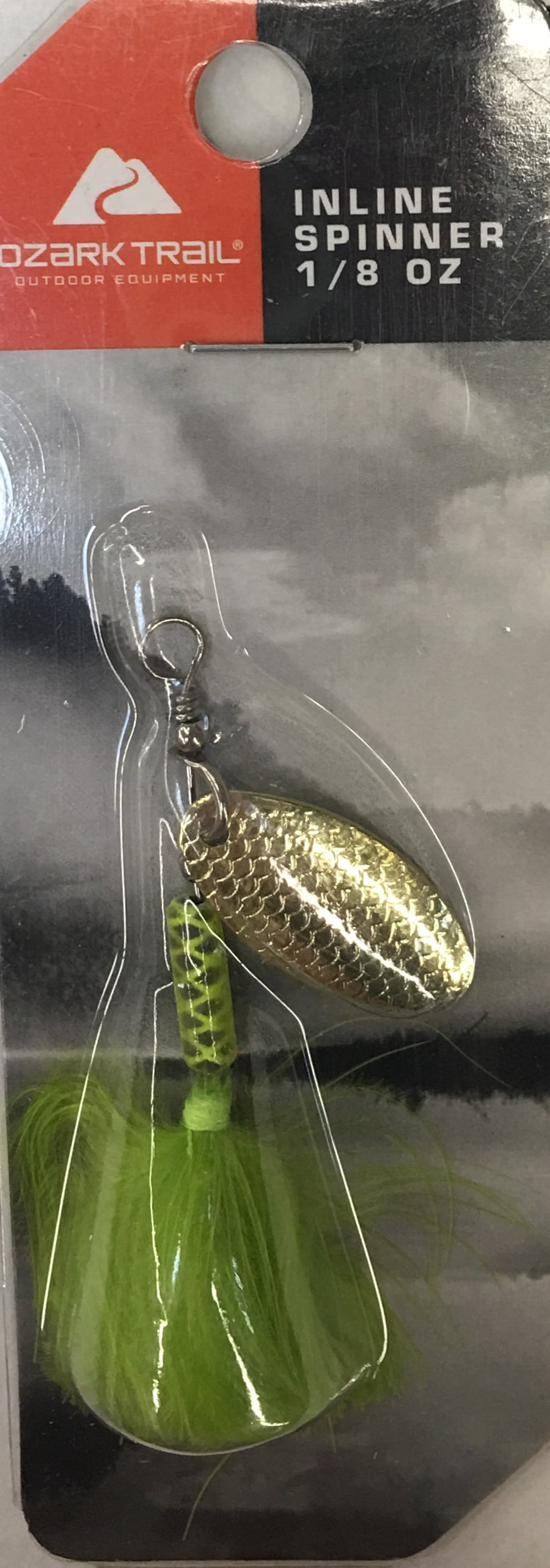 Ozark Trail 1/8 oz Chartreuse Inline Spinner - Walmart.com
