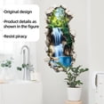 3D Waterfalls and Forests Wall Stickers,Mountain Water Natural ...