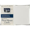 Strathmore Photo Mount Cards, 5in x 7in, White Embossed, 50/Pkg ...
