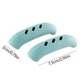 2 Pack Silicone Pot Ear Grips Heat Insulation Pot Handles Holder Non ...