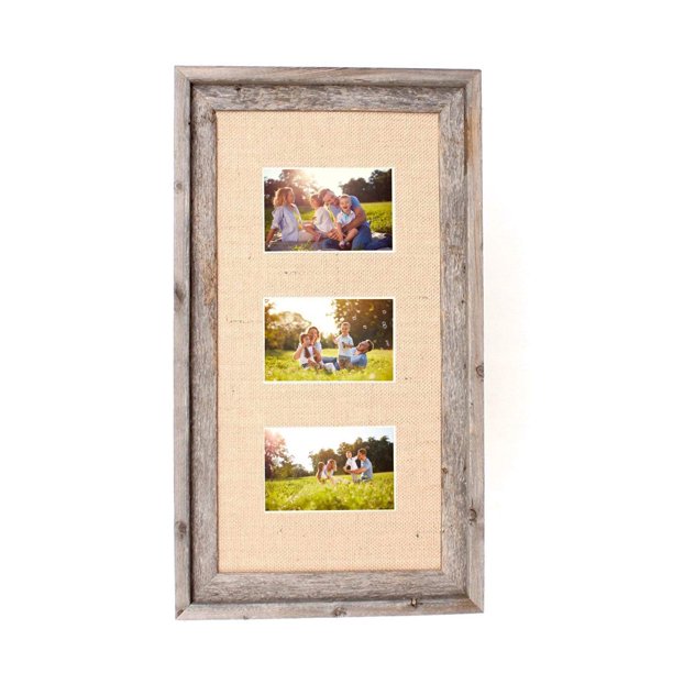 BarnwoodUSA Rustic Farmhouse Signature Weathered Gray Collage Reclaimed ...