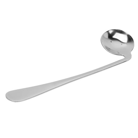 Angled Spoon, Stainless Steel Curved Spoon With Auto Feed Reduce Wrist ...