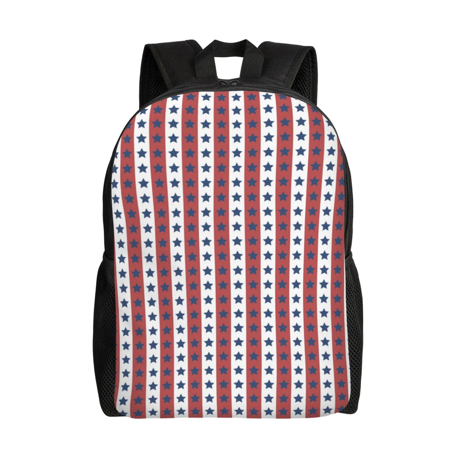 ZNDUO Travel Backpack, Usa Stars Stripes Red White Blue Pattern ...