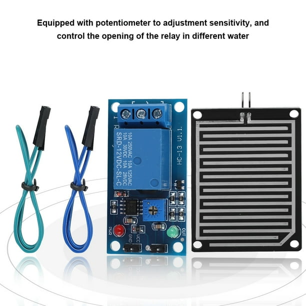 Rain Water Sensor Module Rain Relay Control Module Raindrops Sensor ...